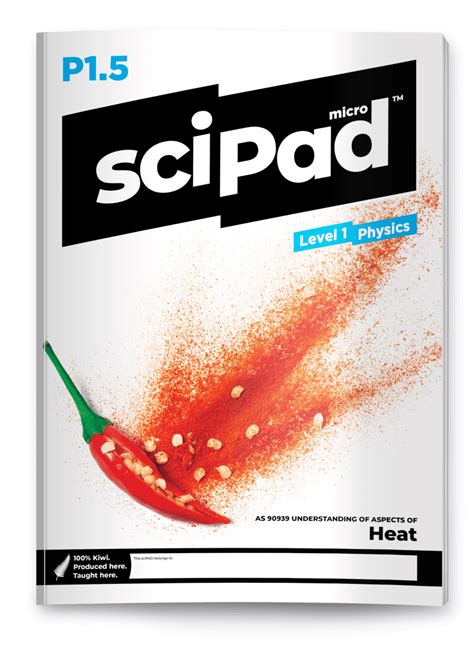 SciPAD Science Workbooks Secondary Babe Science Study Guides NZ
