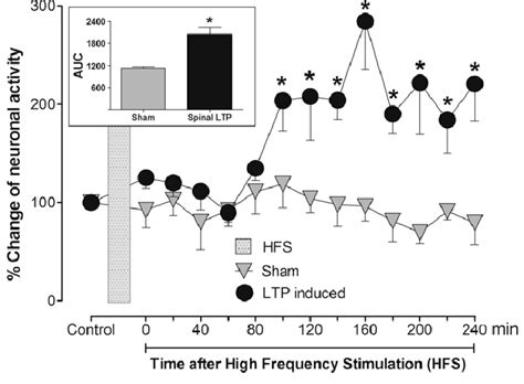 Neuronal Firing Rate Induced By The Receptive Field Cutaneous Rf