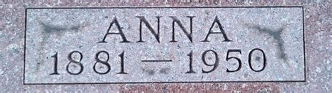Anna Wegner 1881 1950 Find A Grave Memorial