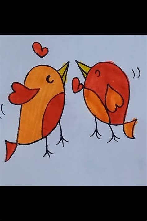 How To Draw A Bird 🐦🐦🐦🐦🐦 Happydrawing Shorts Bird Drawing Youtube