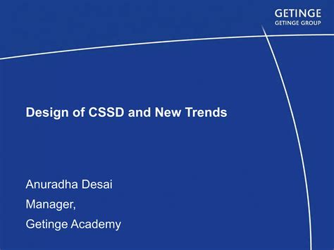 Design Of Cssd PPT