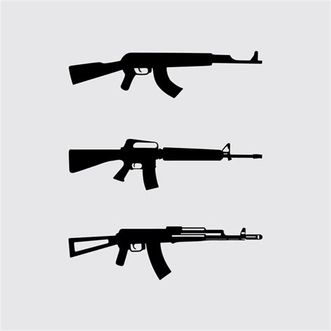 Premium Vector Gun Logo Icon And Tactical Design Guns Vector Illustration
