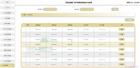 django天润方便面厂生产管理系统 源码 mysql 论文 django生产管理系统 csdn博客