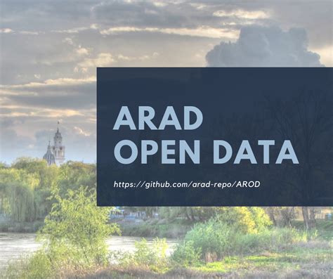 GitHub Arad Repo AROD Arad Open Data