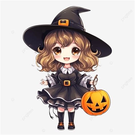 소녀는 할로윈을 축하하며 Withch 의상을 입는다 해피 할로윈 데이 할로윈 소녀 할로윈 마녀 Png 일러스트 및 이미지 에 대한 무료 다운로드 Pngtree