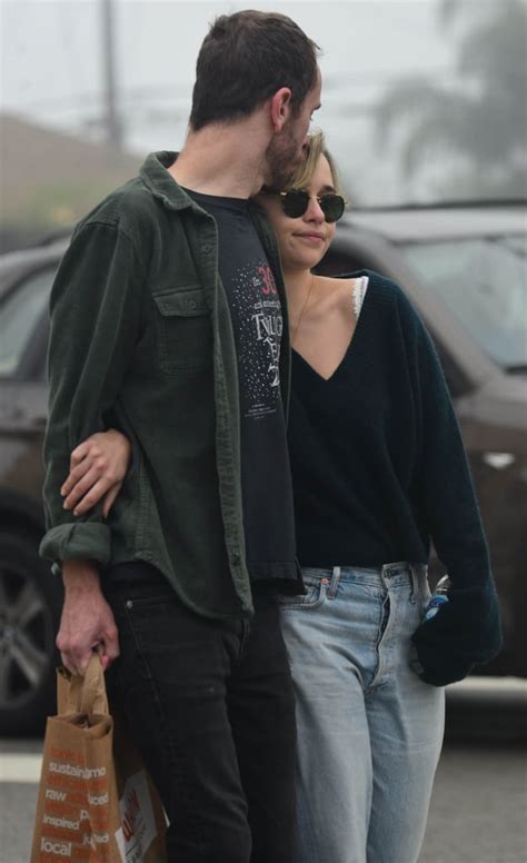 Emilia Clarke And Charlie Mcdowell Pda Pictures In La 2018 Popsugar