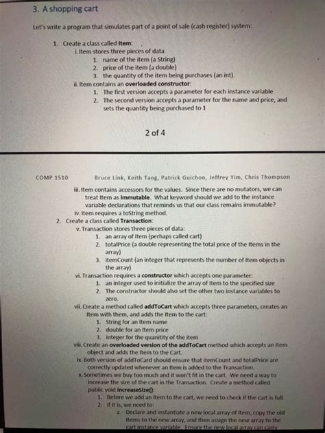 Solved How To Make This Java Program It Has Three Classes