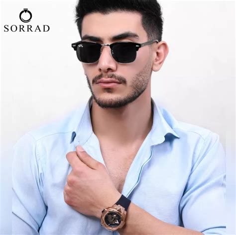 عینک اسپرت ری بن کلاب مستر فریم کائوچو عدسی پلی کربنات فروشگاه سراد