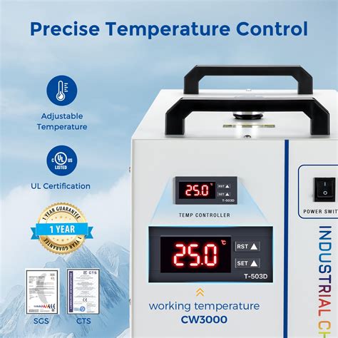 Cw 3000 For 60w80w Co2 Laser Tube Cnc Engraving Industrial Water Chiller