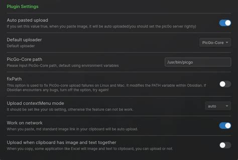 obsidian 里无法上传图片 picgo 的错误提示为 image not found in clipboard · issue 137