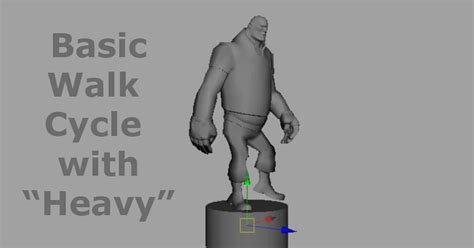 Escape Studios Animation Blog: Animate a Basic Walk with "Heavy"