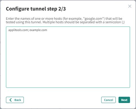 Configuring A Tunnel