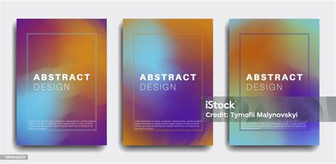 현대 추상 커버 세트 멋진 그라데이션 모양 컴포지션 추상 유체 3d 모양 벡터 트렌디 한 액체 색상 배경 세트 Eps10 벡터 0명에 대한 스톡 벡터 아트 및 기타 이미지