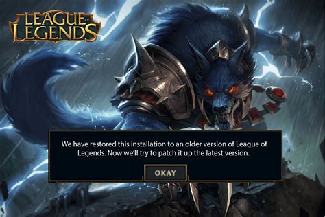Fix League We Have Restored This Installation Error TechCult