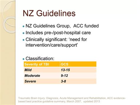 Ct Head Nz Guidelines Ed Presentation Pptx