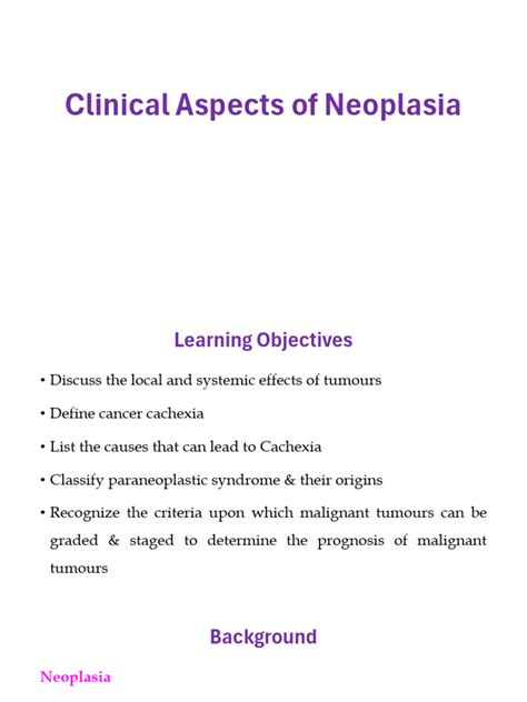 Clinical Aspects Of Neoplasia Pdf Neoplasms Cancer