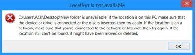 Unable To Delete Icons Files Or Folders From Windows Desktop