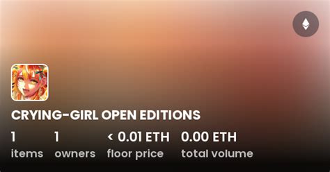 Crying Girl Open Editions Collection Opensea