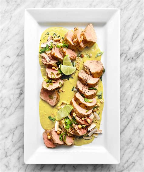 Sauce Cari Coco Arachide Avec Filets De Porc Rôtis — Jm Cuisine Par