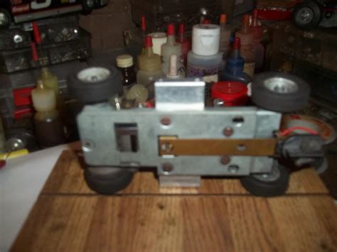 Vintage 124 Slotcar Cox Chassis Nice 1885840295