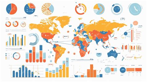 Stylish Business Infographics Flat Vector Isolated Modern Creative