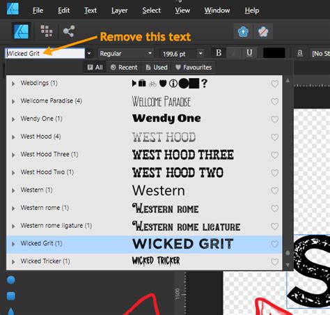 Fonts Dropdown Window Pre V2 Archive Of Desktop Questions MacOS And Windows Affinity Forum