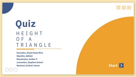 Height Of A Triangle Genially