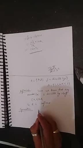 1 determine whether each of the following relations are reflexive symme