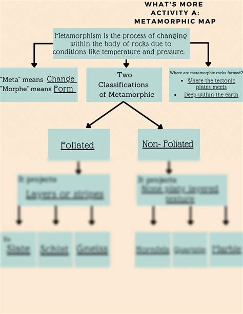 Solution Concept Map About Metamorphism Studypool