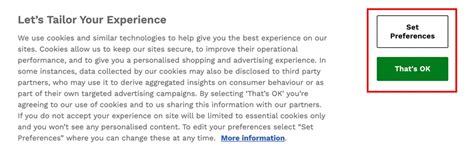 I Decline I Reject Buttons Required In Cookie Consent Notice Banner