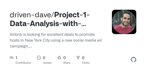 Github Driven Daveproject 1 Data Analysis With Python Airbnb Is