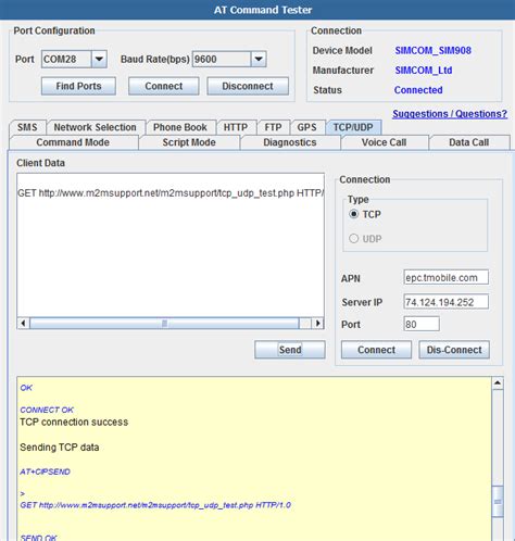 AT Command Tester DFRobot