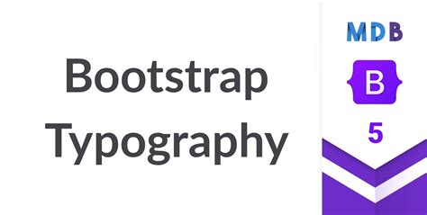 Bootstrap Typography Examples And Tutorial