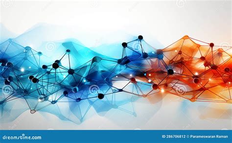 Hexagonal Neural Network Stock Illustration Illustration Of Cyber 286706812