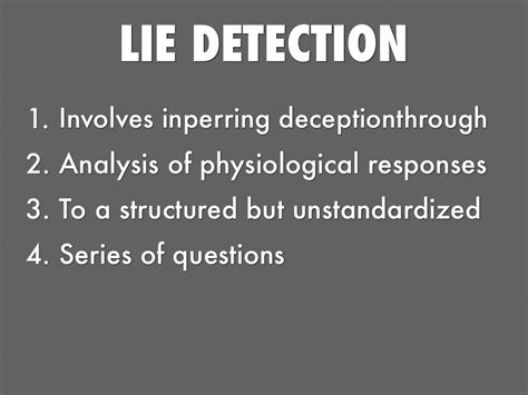 Do Lie Detectors Really Work By Dawson Bradley