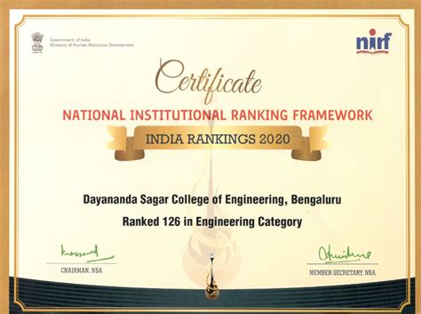 Nirf Dsca Top Colleges Of Architecture