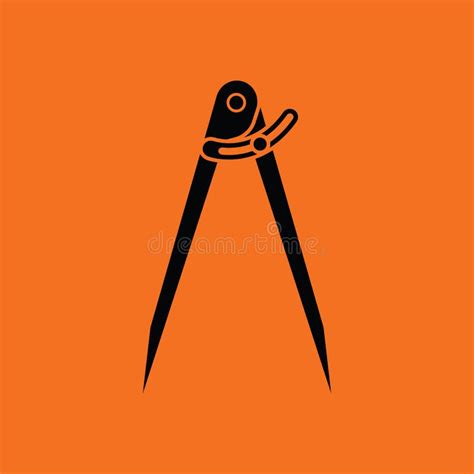Compasses Icon Stock Vector Illustration Of Line Mathematics 125154996