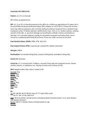 Soap Note 15 08 04 22 Docx Soap Note 15 08 04 22 Patient A C 57 Y O Female CC Follow Up