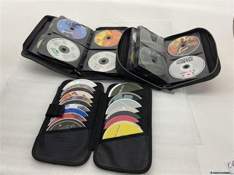 Cddvd Binder With Various Movies And Music Discs