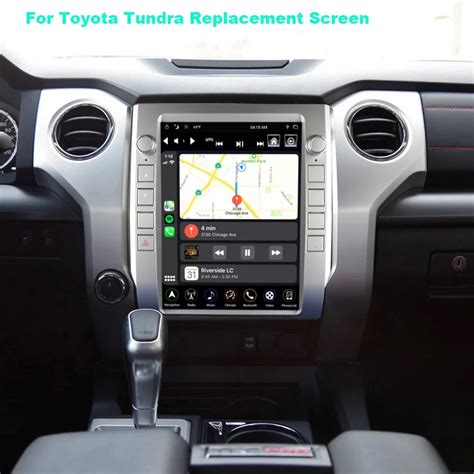 Replacement Android Auto Head Unit For Toyota Tundra 2014 2020 Tesla Screen Upgrade Radio Gps
