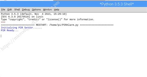 Interfacing PIR Motion Sensor With Raspberry Pi