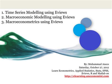 Macroeconomic Modelling Pptx