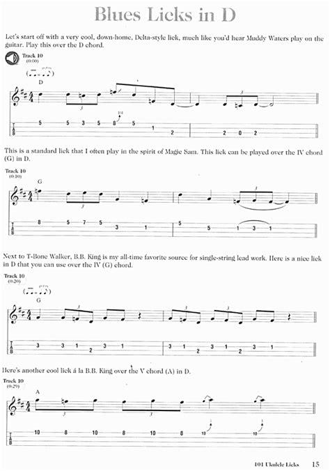 Jazz Ukulele Song Sheets