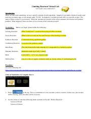 Limiting Reactant Virtual Lab August Geras Pdf Limiting Reactant Virtual Lab Let S Make