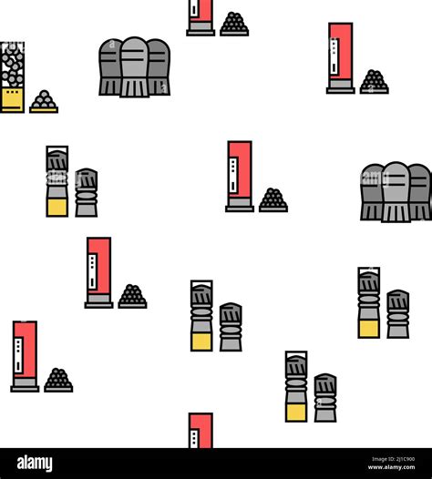 Bullet Ammunition Vector Seamless Pattern Stock Vector Image And Art Alamy