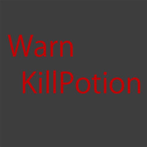 Overview Warn KillPotion Bukkit Plugins Projects Bukkit