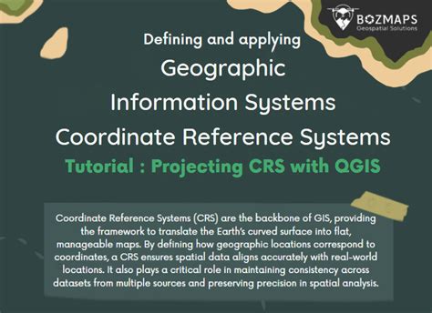 Qgis Guide Coordinate Reference Systems And Reprojecting Layers — Bozmaps