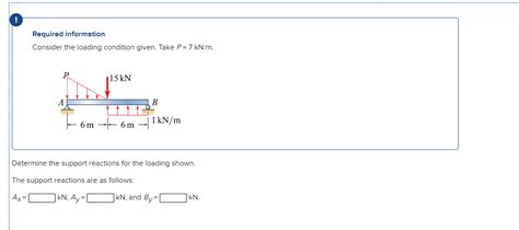 Solved Consider The Loading Condition Given Take P Chegg