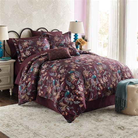 Fall Peacock 10 Piece Comforter Set Montgomery Ward