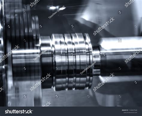 Cnc Lathe Machine Turning Machine Cutting Stock Photo Shutterstock